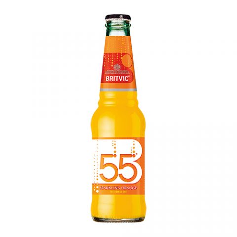 Britvic 55 Sparkling Orange 24X275ml | Ale and Beer Supplies