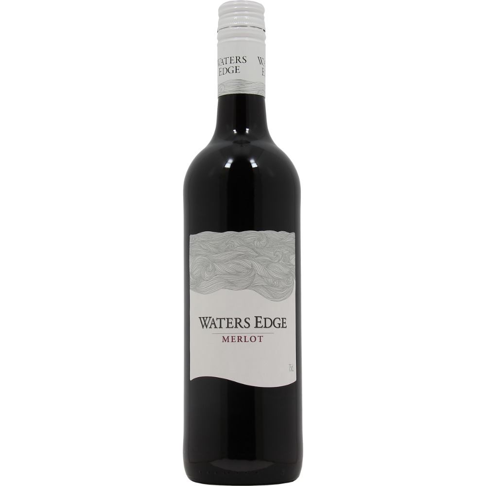 Waters edge Merlot 75cl | Ale and Beer Supplies