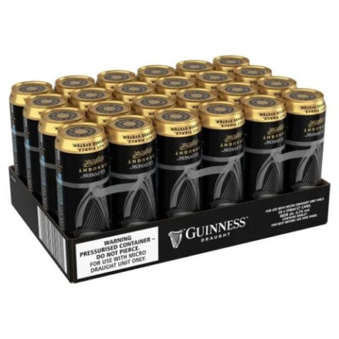 Guinness MicroDraught Can 24x558ml | Ale and Beer Supplies