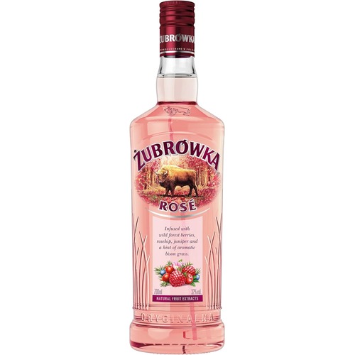 Zubrowka Rose Vodka 70cl | Ale and Beer Supplies