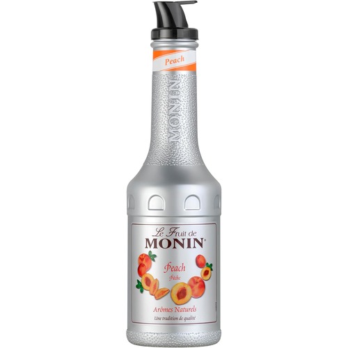 Monin Peach Puree 1ltr | Ale and Beer Supplies
