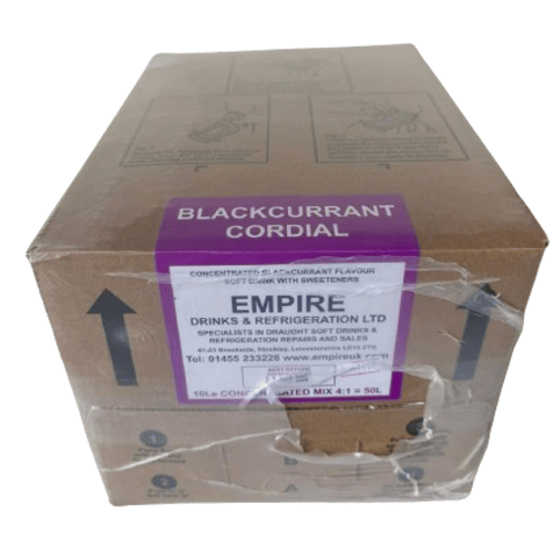 Empire Blackcurrant Cordial 10ltr Bag In Box | Ale and Beer Supplies