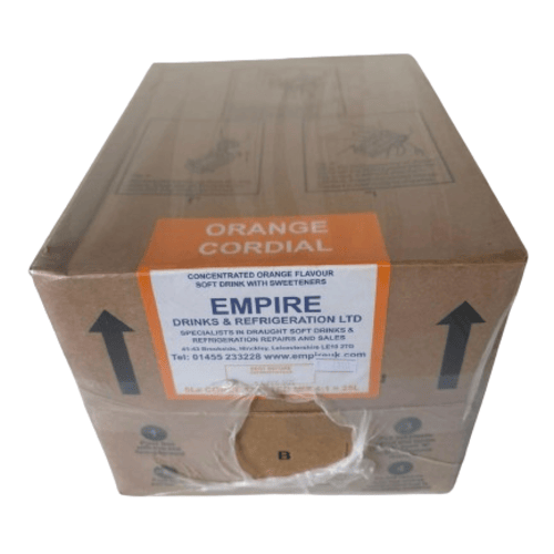 Empire Orange Cordial 10ltr Bag In Box | Ale and Beer Supplies